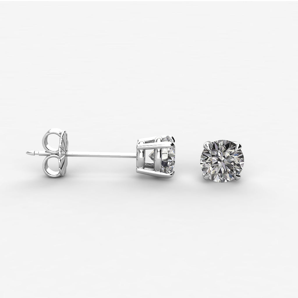 Moissanite Stud Earring